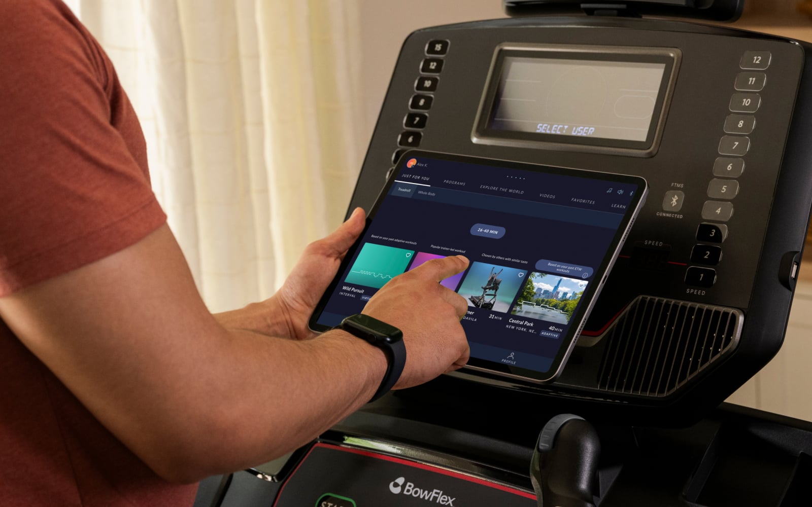 T9 Treadmill - Choose how you want to connect | BowFlex
