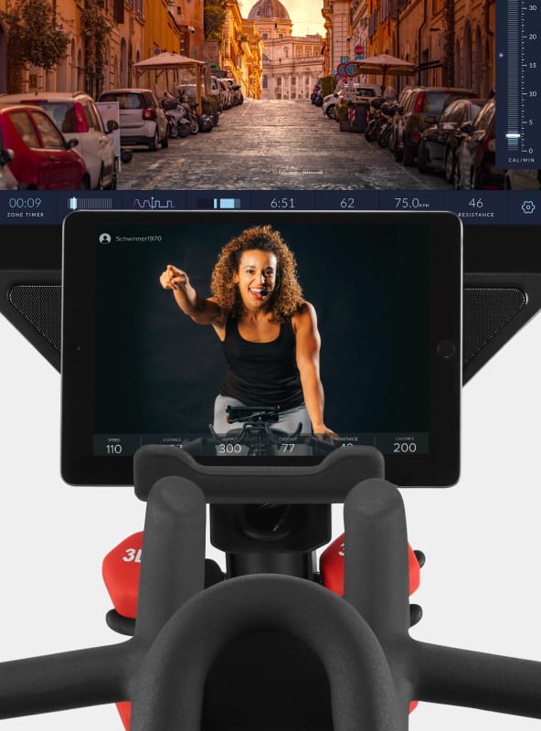 Velocore Bike 22" - The Indoor Exercise Bike That Leans | BowFlex